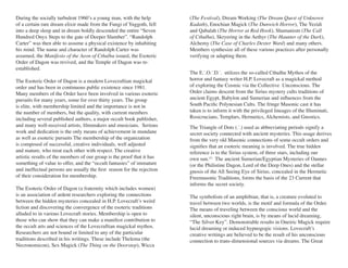 Esoterick.'.order.'.of. ' .dagon.'. introduction | PDF