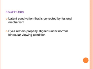 Evaluation of Esotropia in children | PPTX
