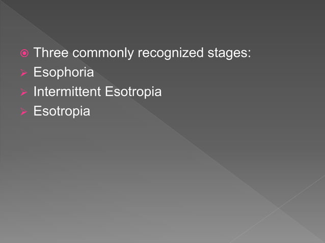 Esotropia | PPTX