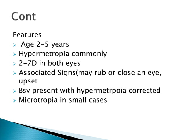 Esotropia , classification , diagnosis and management | PPTX | Eye and ...