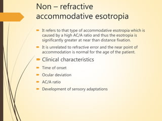 Esotropia by Ashith Tripathi | PPTX