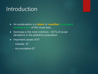 Esotropia ophthalmology presentation HSAH.pptx