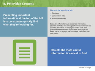 3 Best Practices in Utility Bill Redesign | PPT
