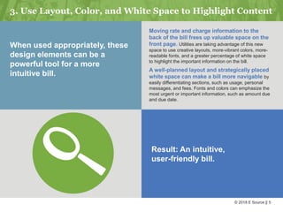 3 Best Practices in Utility Bill Redesign | PPT