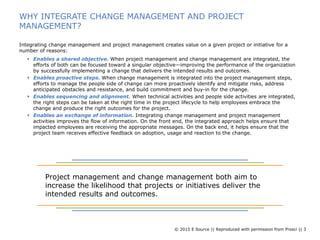 Integrating Change Management and Project Management | PDF