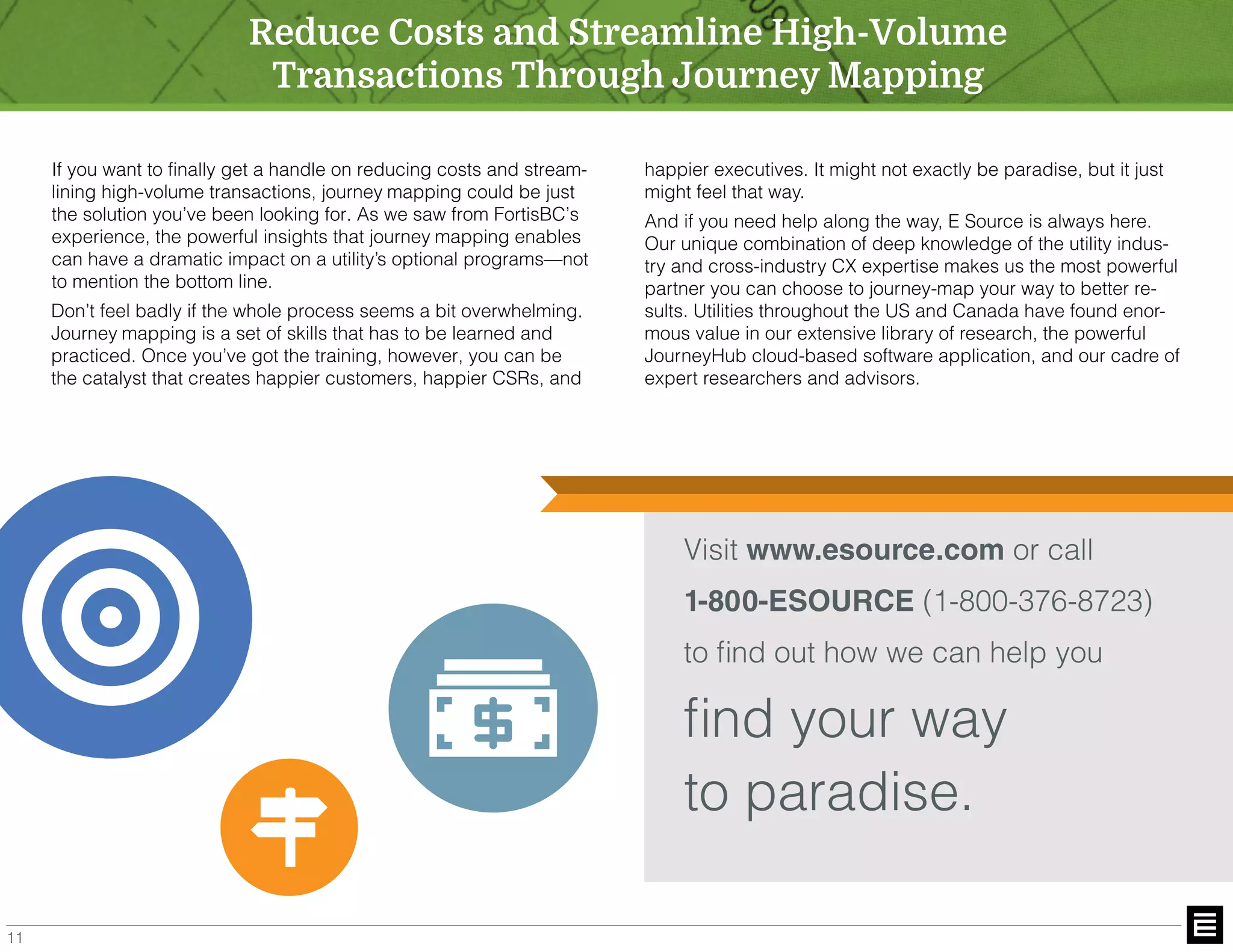 Reduce Costs and Efficiently Handle High-Volume Customer Transactions with Journey Mapping | PDF ...