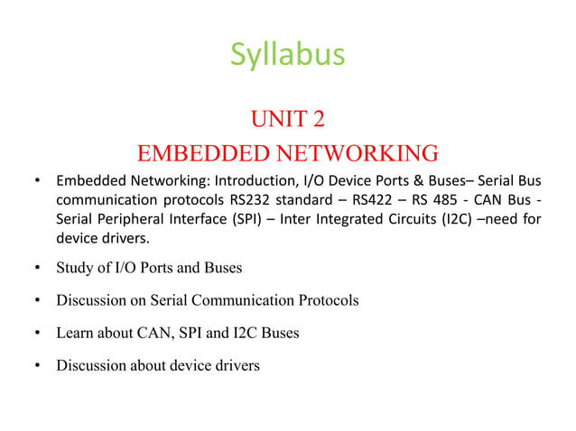 EMBEDDED SYSTEMS overview | PPTX | Operating Systems | Computer Software and Applications