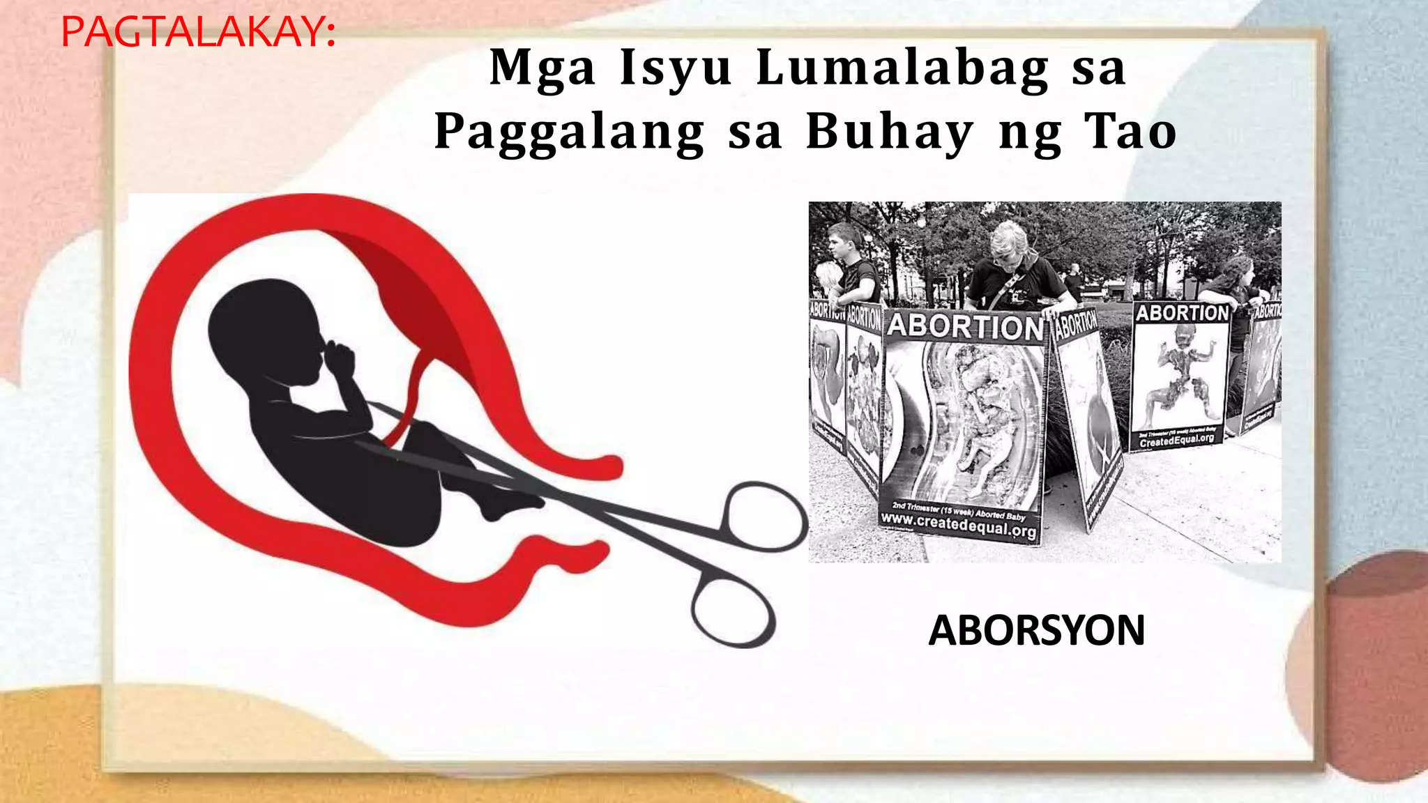 Moral Na Isyu Paggalang sa Buhay | PPTX