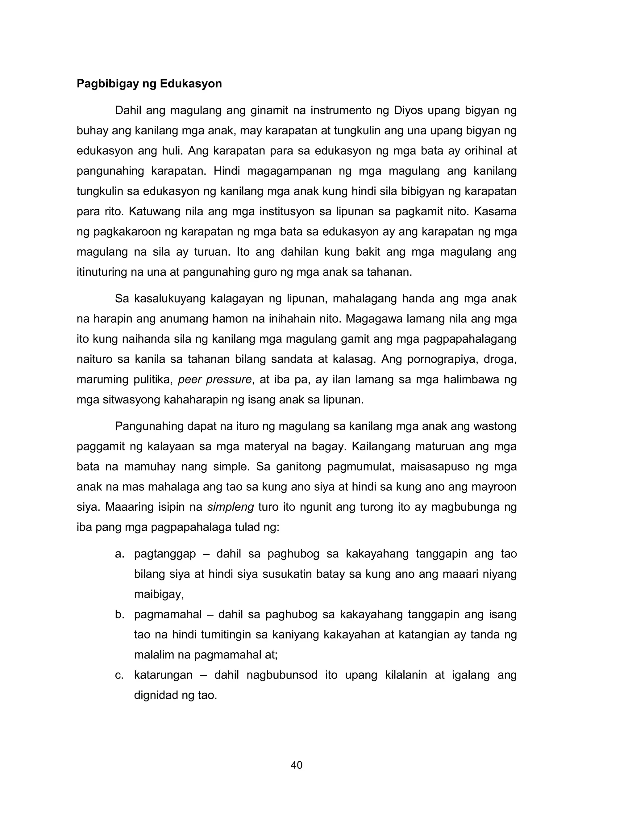 ESP MODULE GRADE 8 | PDF