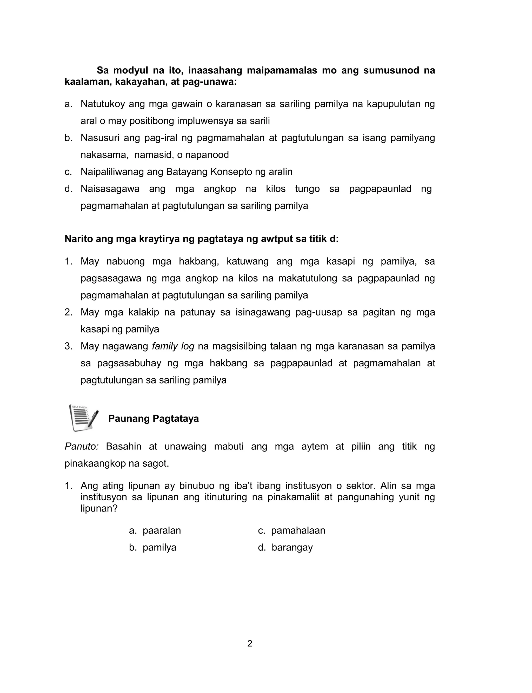 ESP MODULE GRADE 8 | PDF