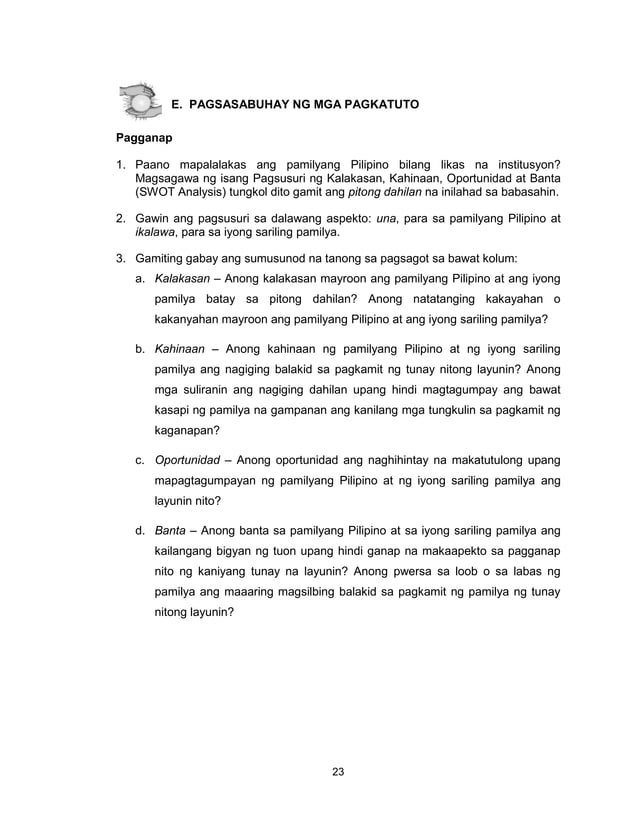 ESP MODULE GRADE 8 | PDF