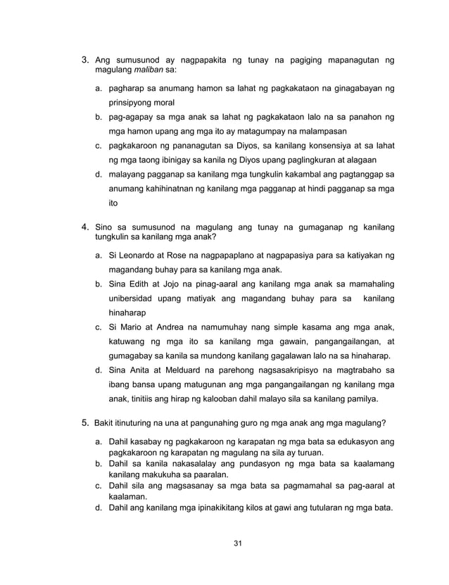 ESP MODULE GRADE 8 | PDF