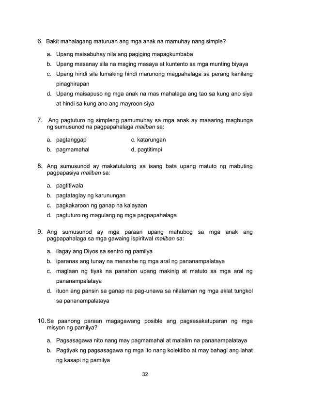 ESP MODULE GRADE 8 | PDF