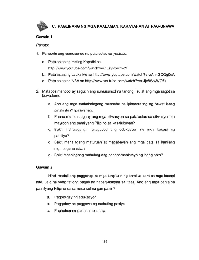 ESP MODULE GRADE 8 | PDF