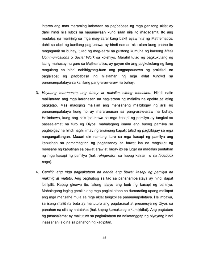 ESP MODULE GRADE 8 | PDF