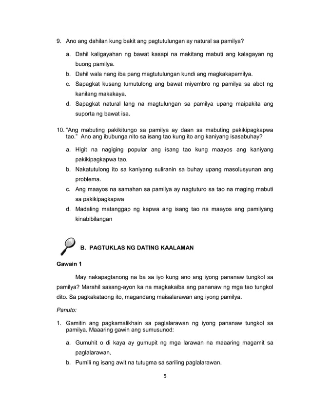 ESP MODULE GRADE 8 | PDF