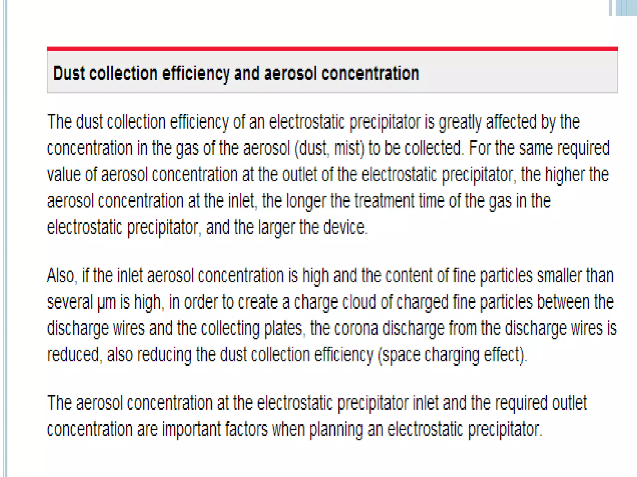 ESP (Electrostatic precipitator) | PPTX