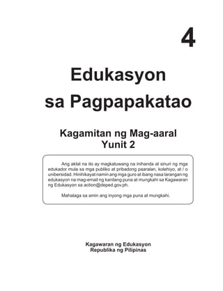 ESP Learning Materials For GRADE (Free Download) DepEd, 40% OFF