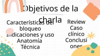 Bloqueo erector espinal ecoguiado en pediatria | PPTX