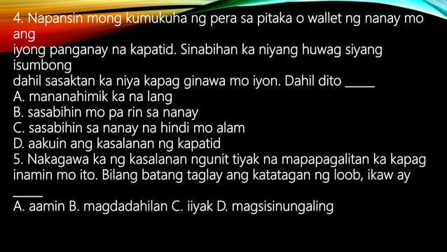 Esp -4 quarter 1 week 1-PAGIGING MATAPAT.pptx