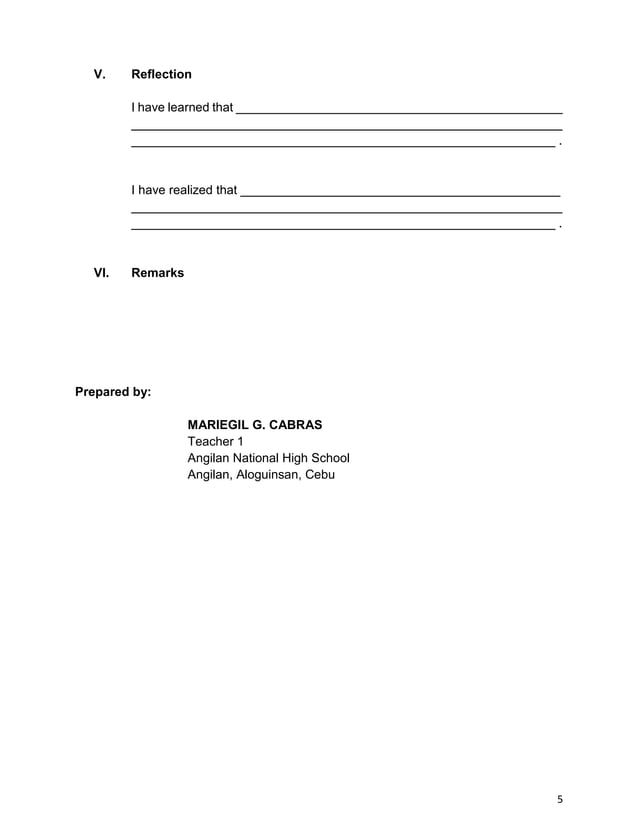 Esp-7-Q2-Wk-1-DLP-CSE Integration.doc.docx | Educational Assessment | Education