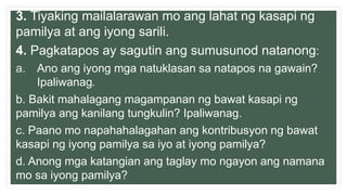 ESP-8-LESSON-1 ang Impluwensya ng pamilya | PPTX