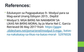 EsP-9-Quarter-2-Powerpoint-modyul-5.pptx