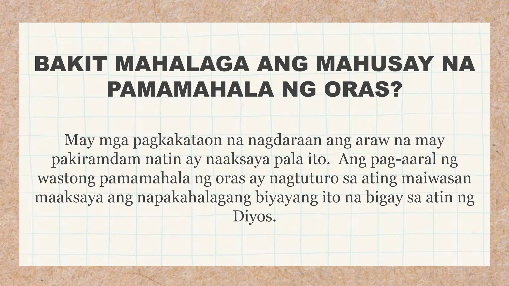 observation materials ESP-9_ Paggamit ng Oras.pptx