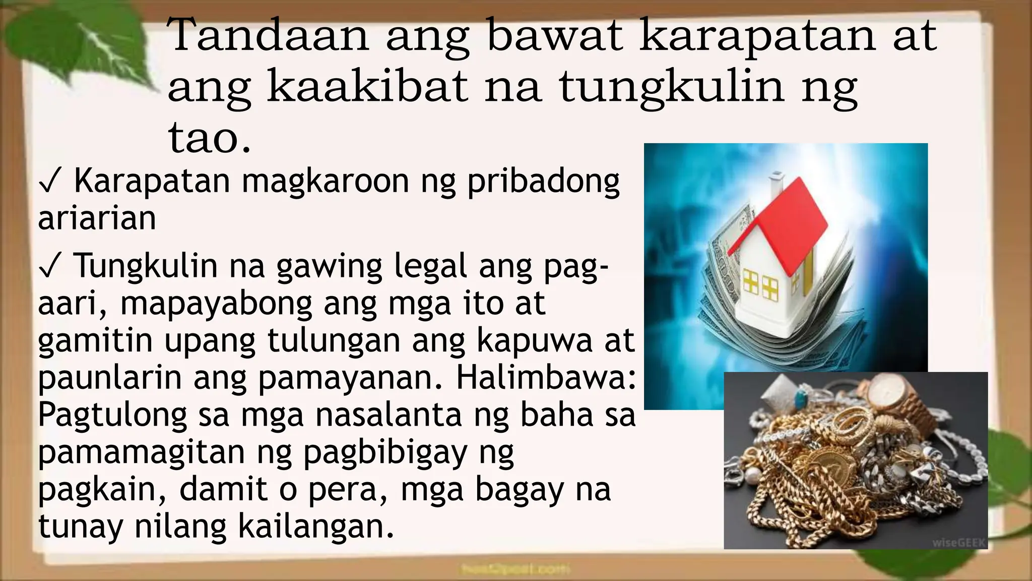 ESP-9 QUARTER 2 karapatan at tungkulin p | PPTX