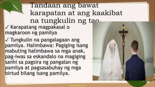 ESP-9 QUARTER 2 karapatan at tungkulin p | PPTX