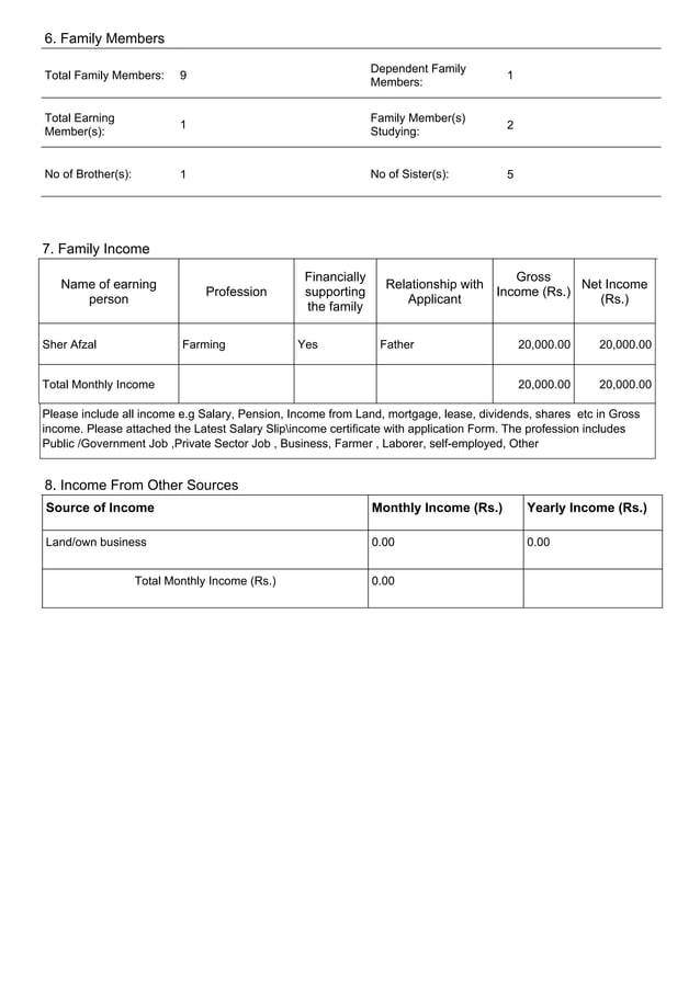 Esp application form | PDF
