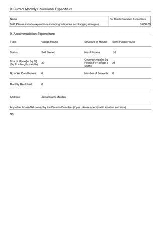 Esp application form | PDF