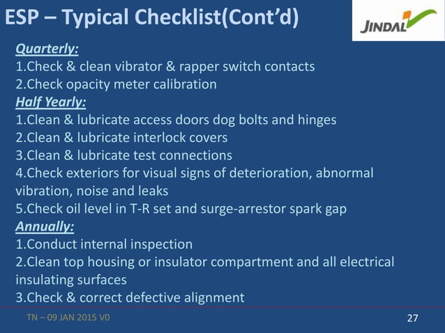 Esp design, operation & maintenance | PPTX