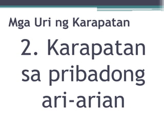 Karapatan | PPTX