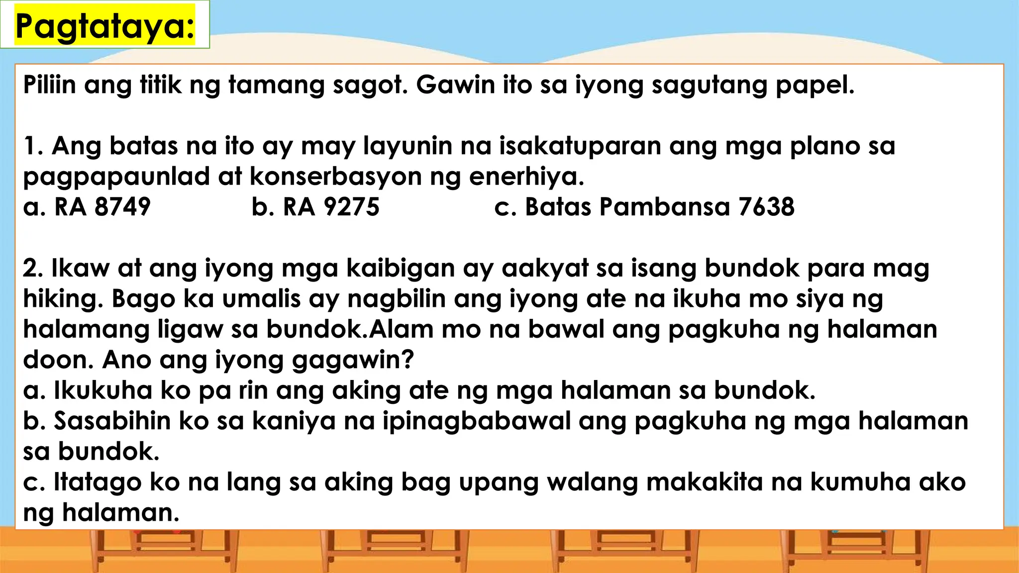 ESP-Q3-Jan 13-17 - Pagsunod sa Batas ng Pangangalaga sa Kapaligiran.pptx