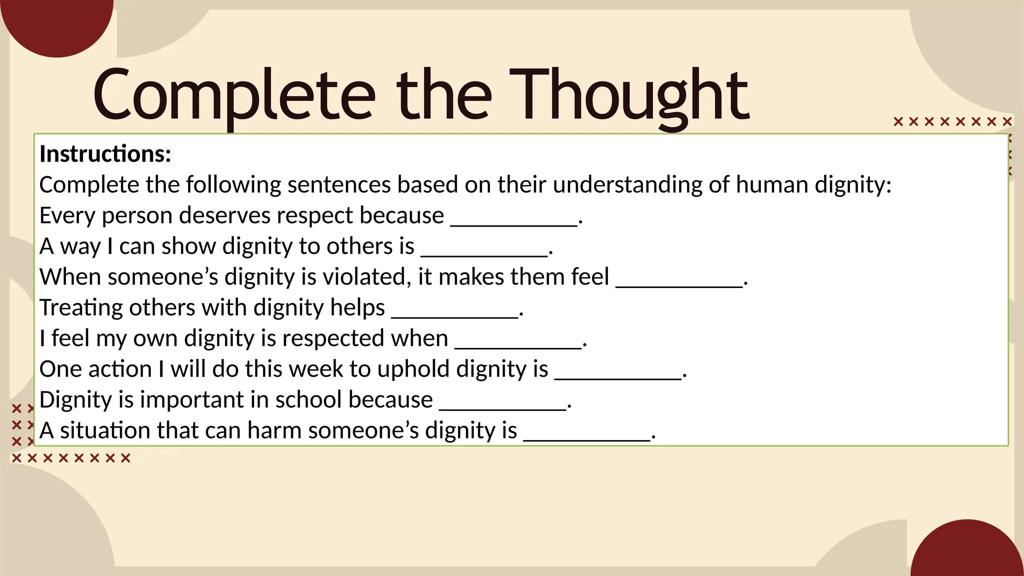 EsP- Quarter 1- Lesson 3Fundamental Bases of human dignity.pptx