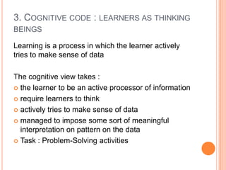 Esp theories of learning | PPTX