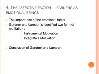 Esp theories of learning | PPTX