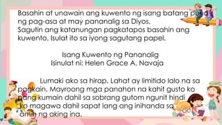 ESP-grade 3-quarter 4-WEEK-1-pananalig sa Diyos.pptx
