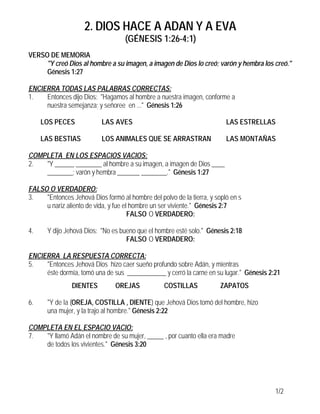 Dios Hizo Eva