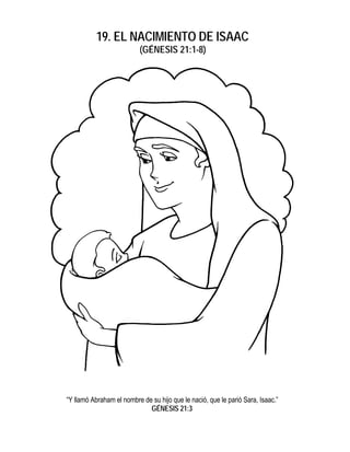 Historia de la Biblia 19. El Nacimiento de Isaac | PDF