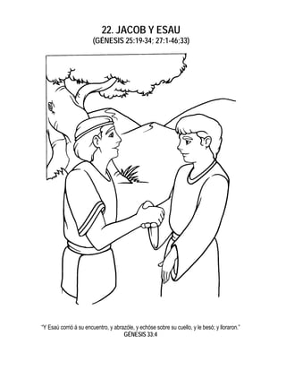 Historia de la Biblia 22. Jacob y Esaù | PDF