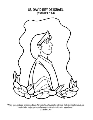 David Becomes King Coloring Page