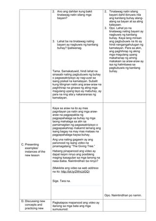 EDUKASYON SA PAGPAPAHALAGA SA BAITANG IKA-SAMPU | PDF