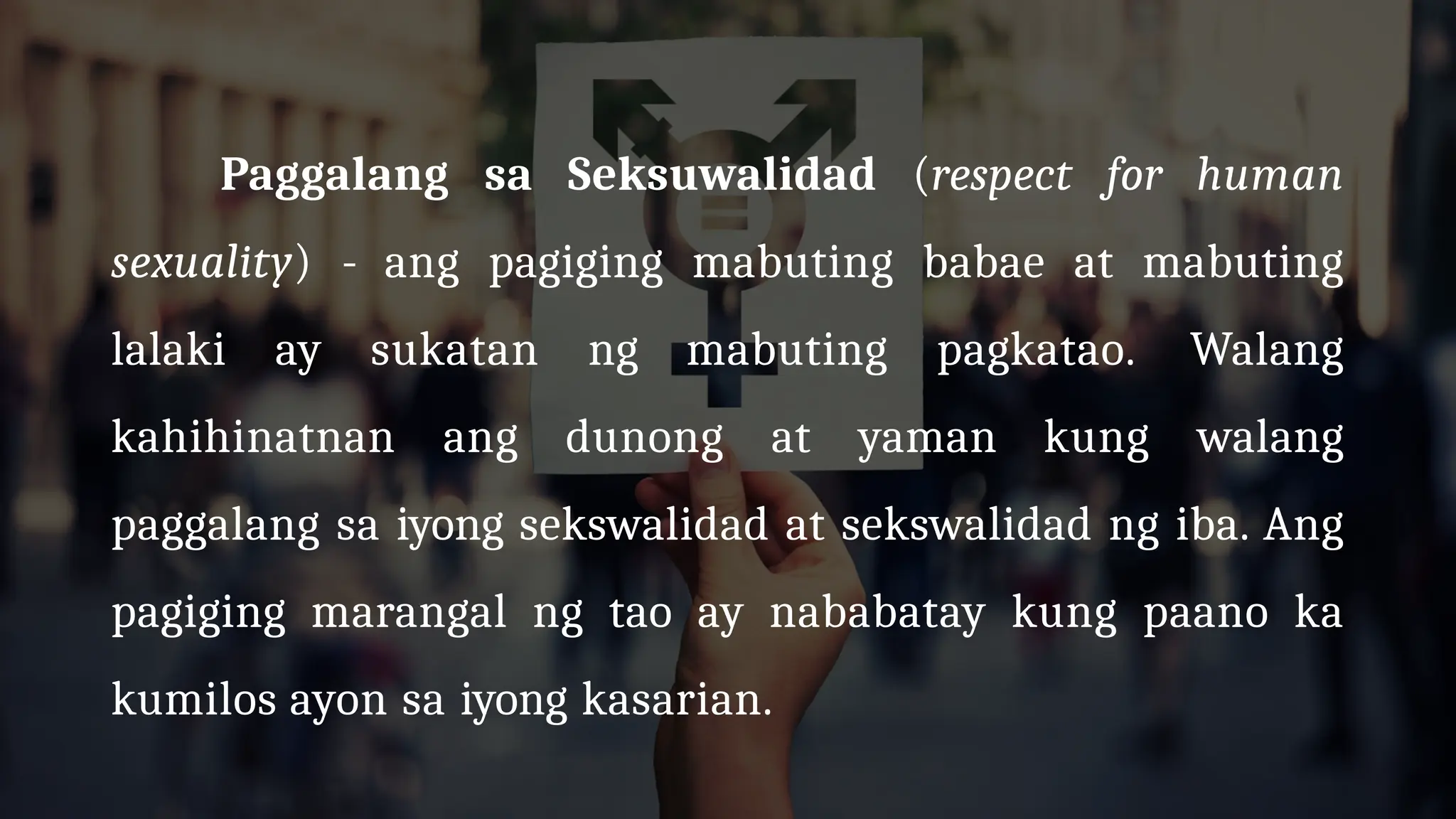 ESP 10 - 4.1 - Paggalang sa Dignidad at Seksuwalidad.pptx
