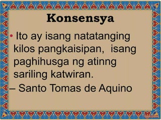Pagpapasya at Konsiyensya: Gabay sa Pagsusuri ng mga Sitwasyon | PPTX
