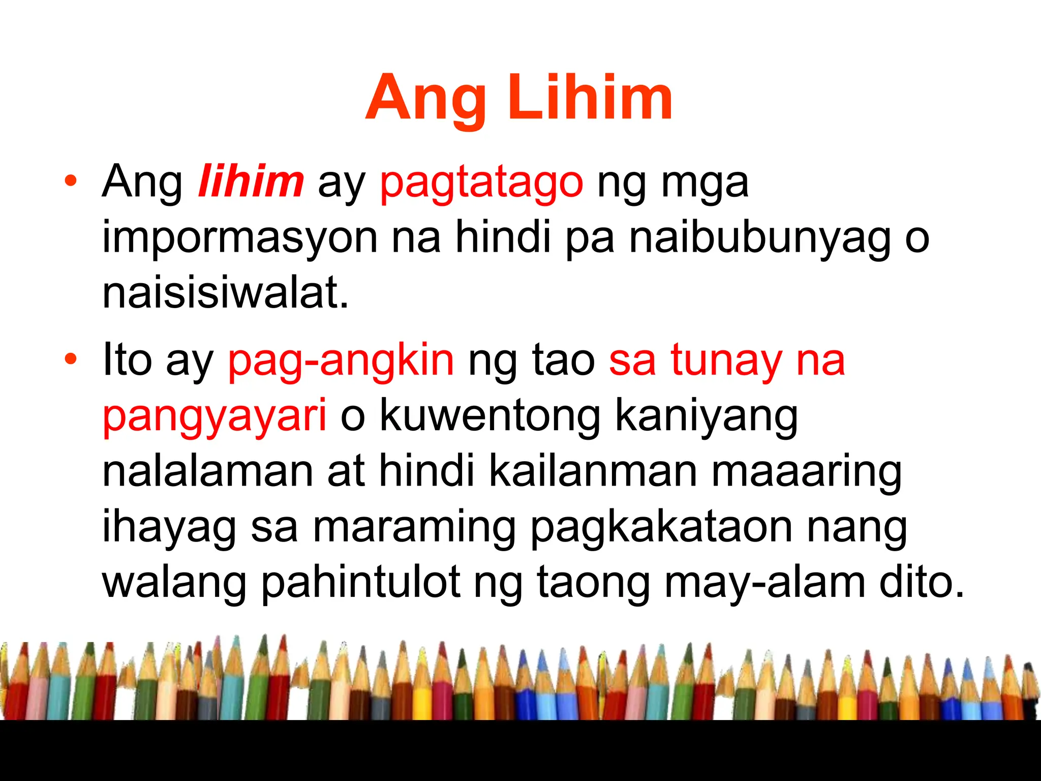 ESP 10 Mga Isyu Moral Tungkol sa Kawalan ng Paggalang | PPTX
