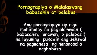 ESP 10 LESSON tamang desisyon sa pagtanggi | PPTX