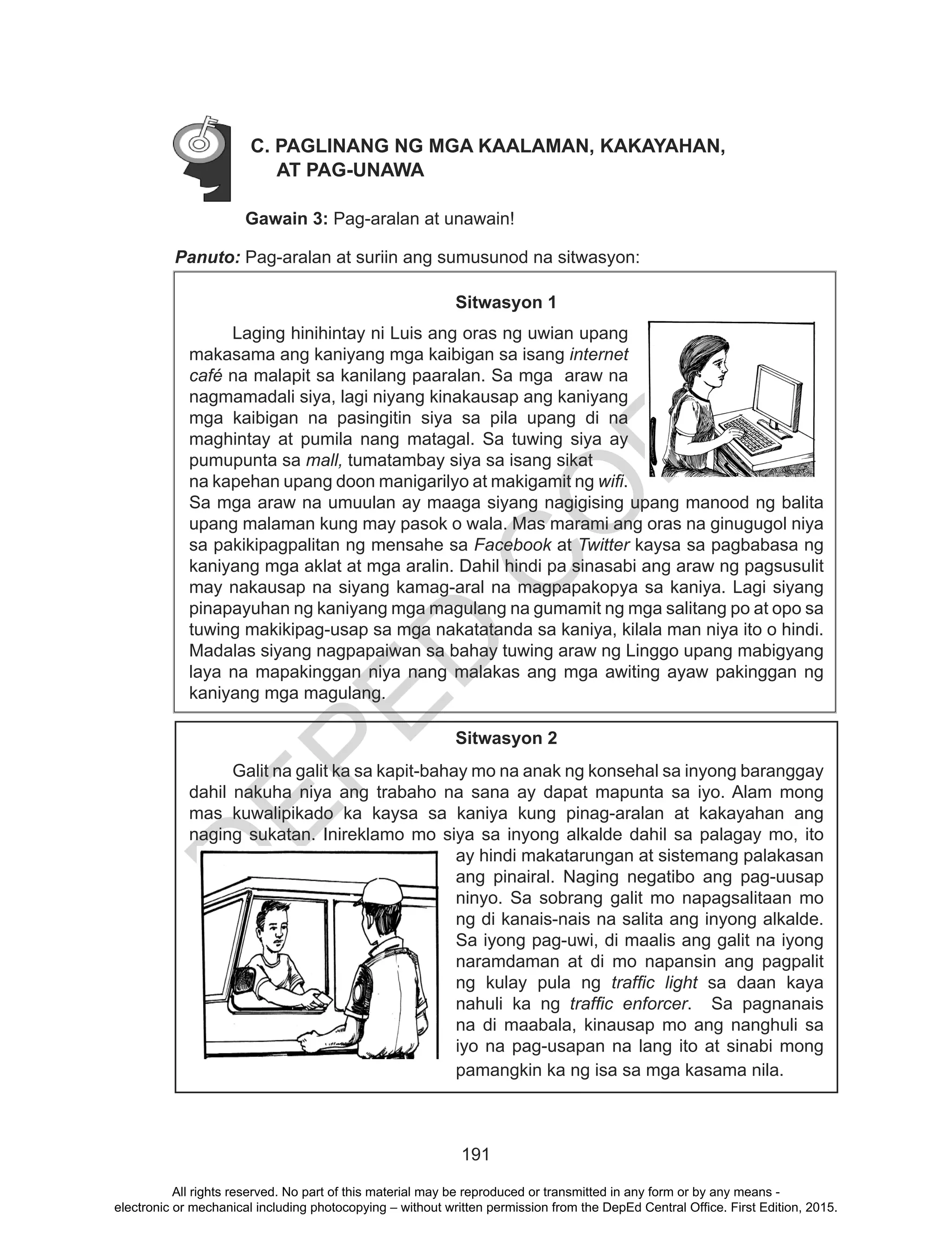 ESP Learners Module Grade 10 Unit 3 | PDF