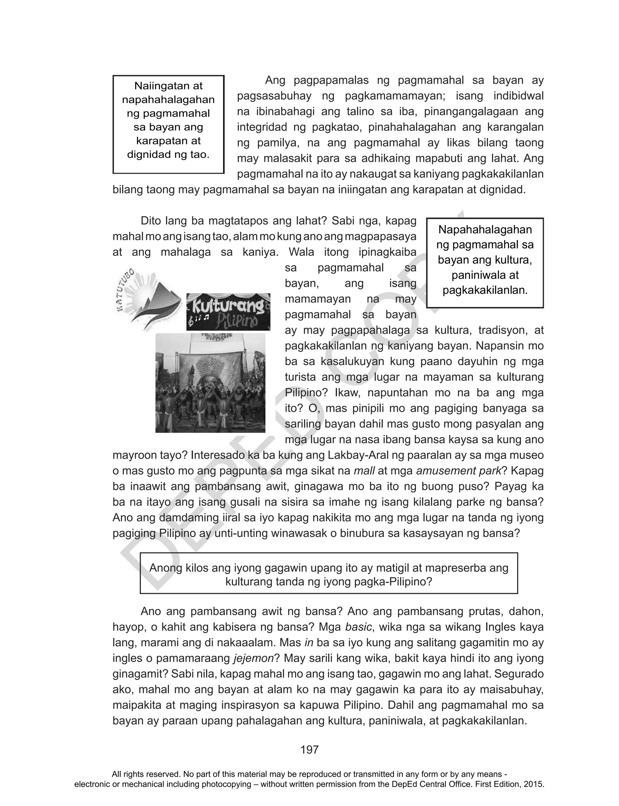 ESP Learners Module Grade 10 Unit 3 | PDF